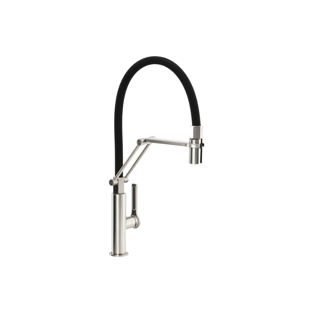 Abode Hex Professional Mixer Tap - Brushed Nickel
