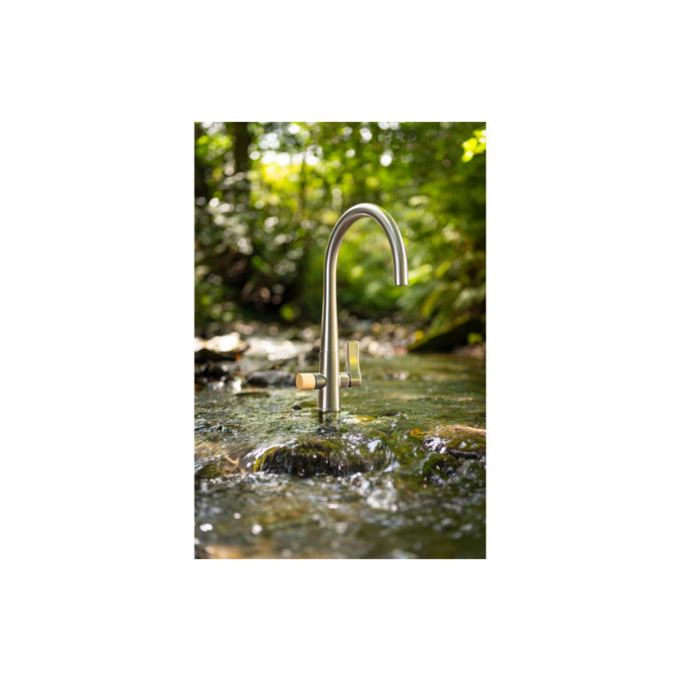 Abode Naturale Aquifier Mixer Tap - Brushed Nickel