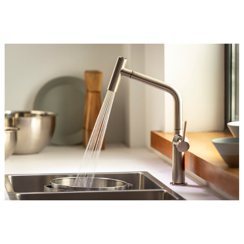 Abode Tubist T Single Lever Mixer Tap w/Pull Out - Chrome