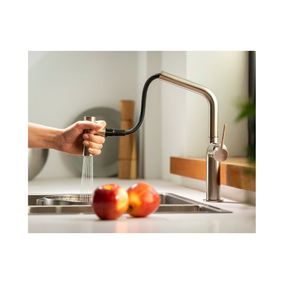 Abode Tubist T Single Lever Mixer Tap w/Pull Out - Chrome