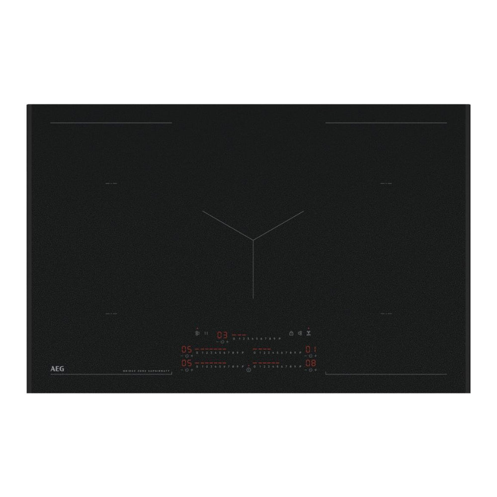 AEG NIK85M00AZ 80cm Flex Induction Hob - Matt Black