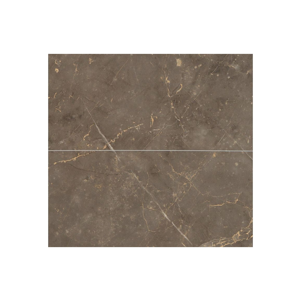Fibo Marble - Brown Marble (Tile Effect)