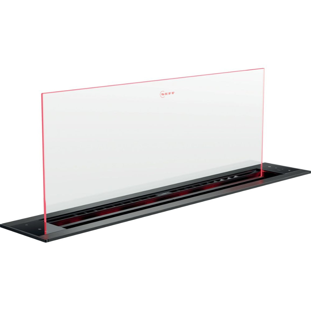 Neff N90 I88WMM1S7B 80cm Glass Downdraft Extractor - Black & Clear Glass
