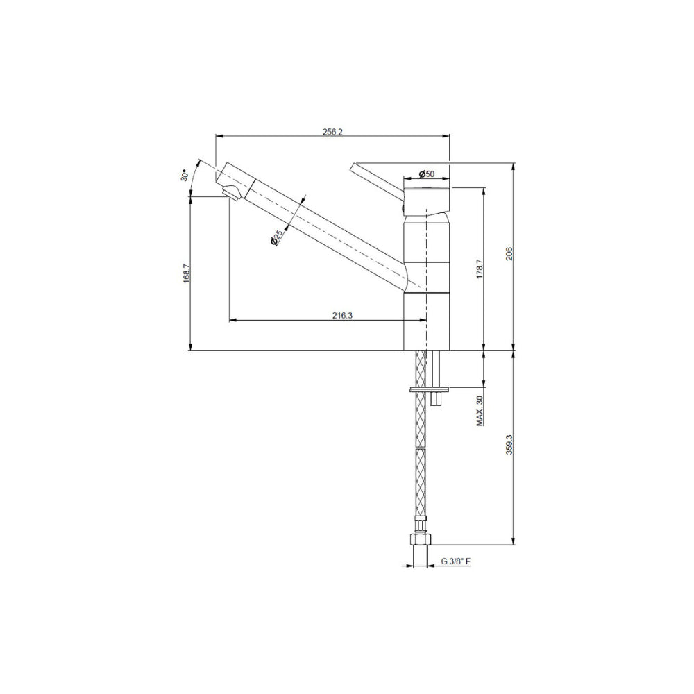 Prima+ Murray Single Lever Mixer Tap - Chrome