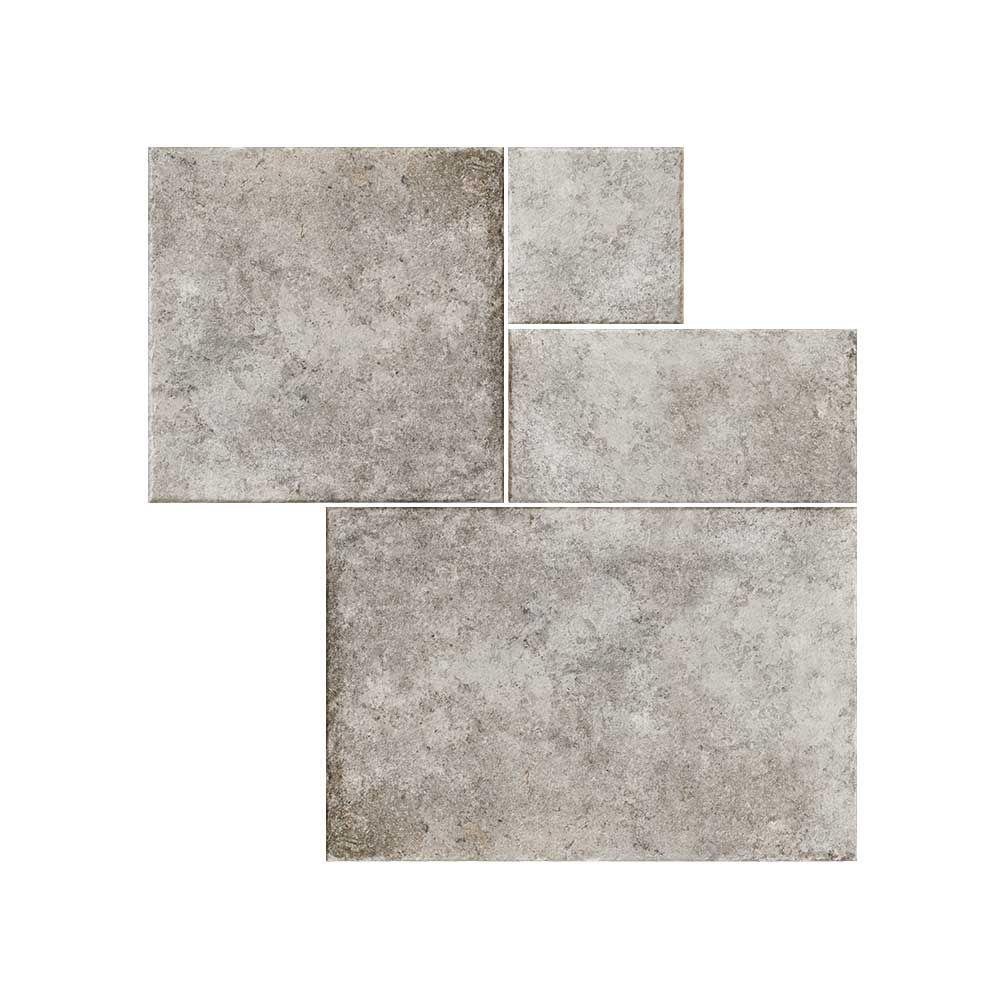 Splendour Borgogna 1000x870 Stone Effect Grey Modular Tiles