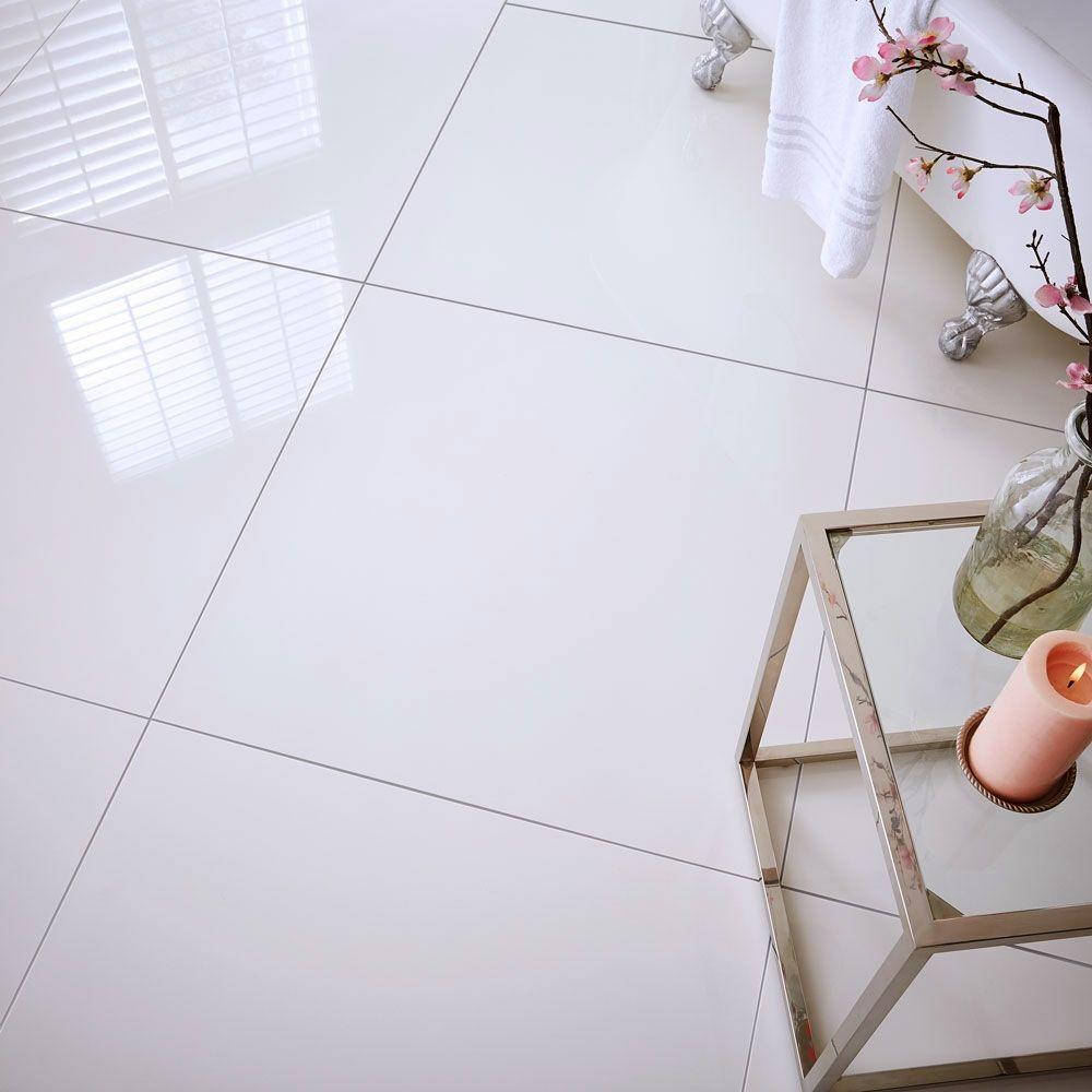 Splendour Super 800x800 White Tiles