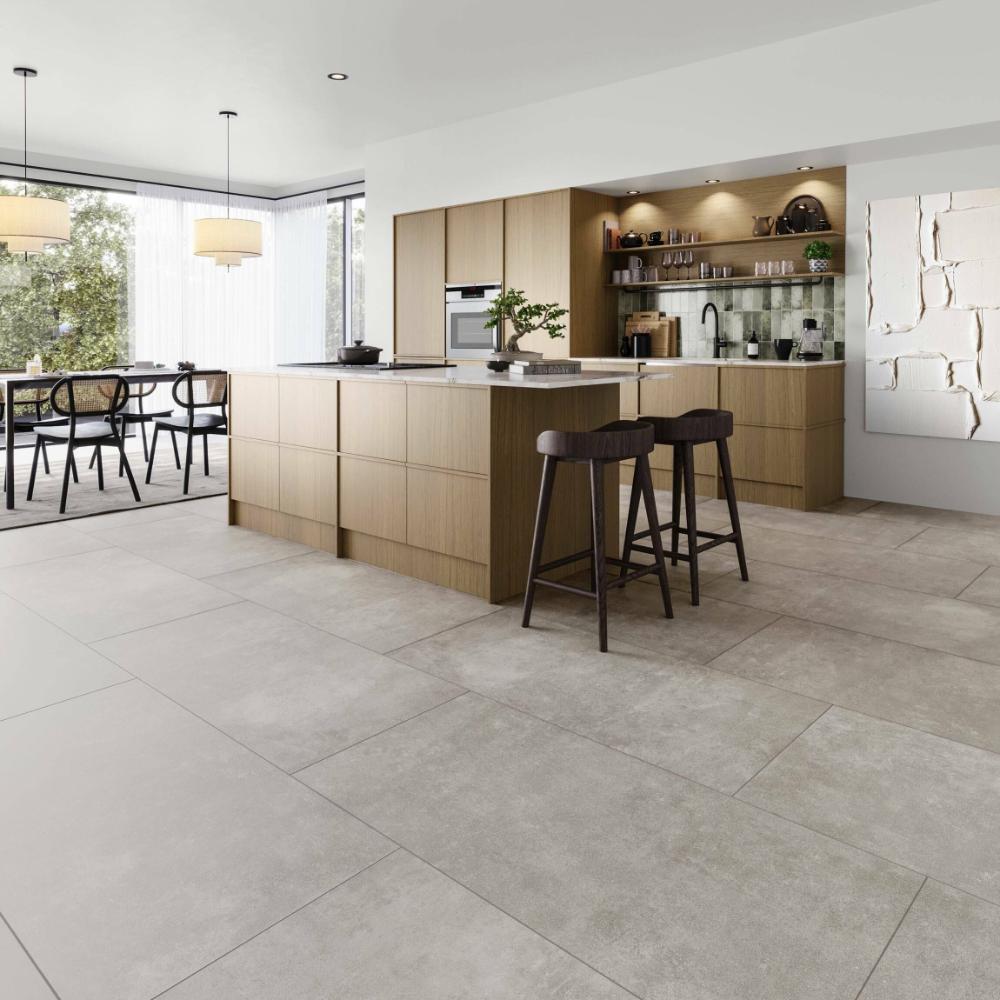 Splendour Tapa 1200x600 Grey Concrete Effect Rectified Tiles
