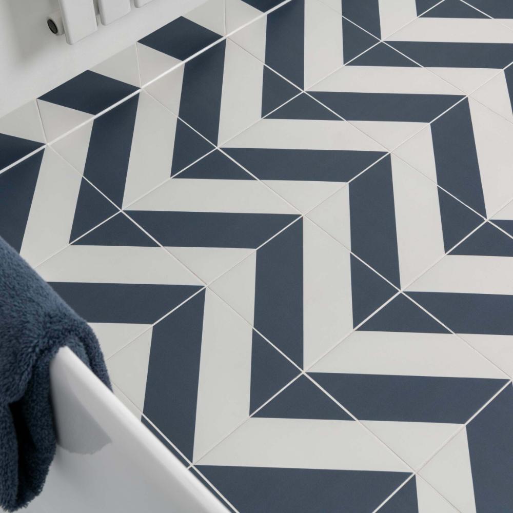 Splendour Zebra 223x223Striped Wall and Floor Tiles