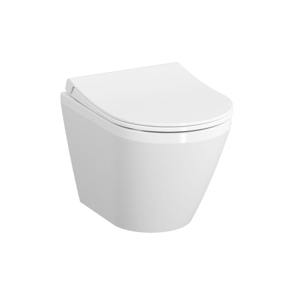 VitrA Integra Rimless Wall Hung Pan Only (Hidden Fix) - White