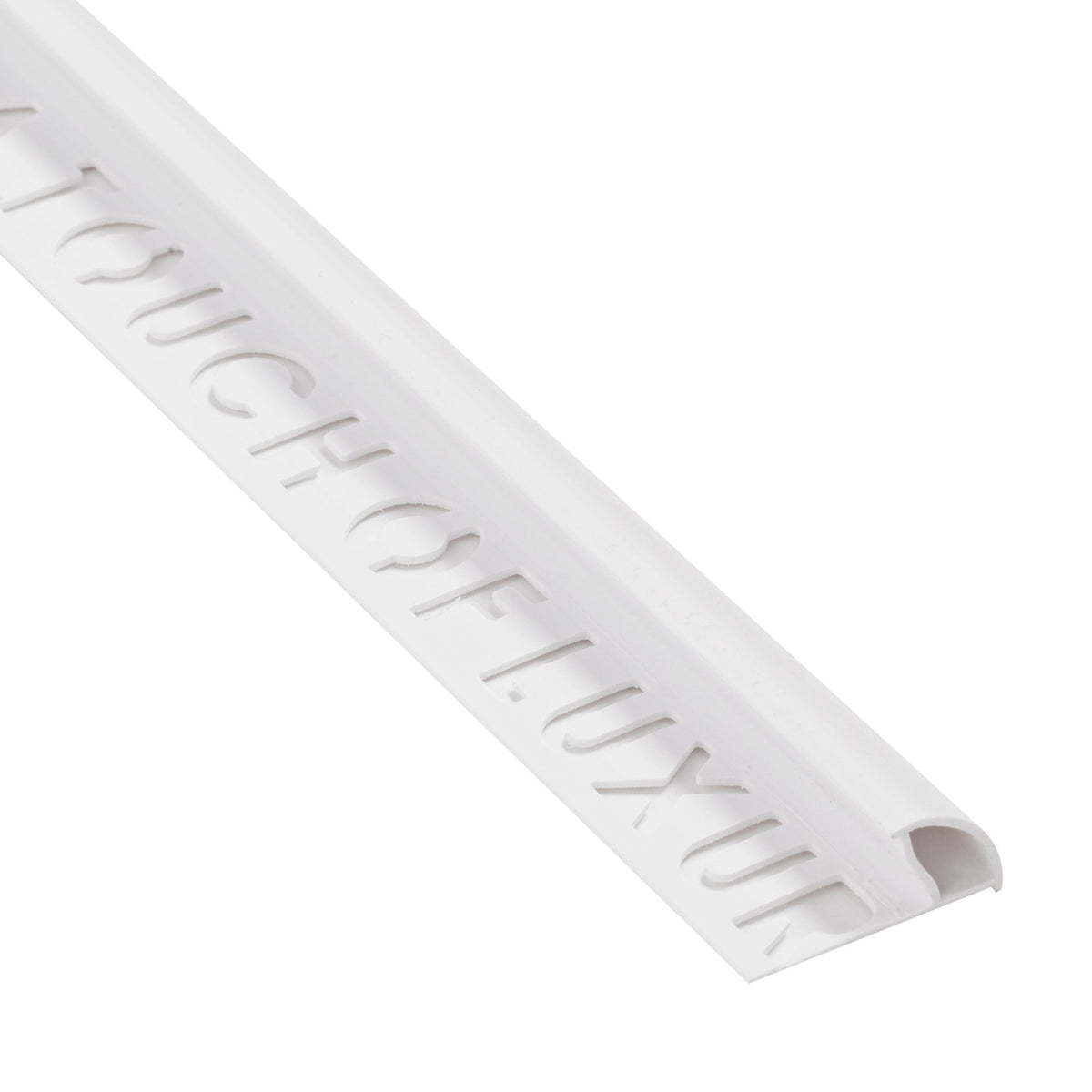 Beava PVC Round edge White 8mm Tile Trim ( x 100 )