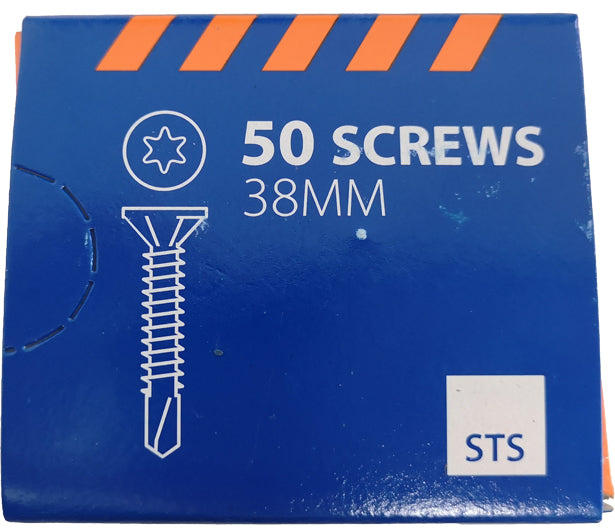NoMorePly 38mm STS Fibre Cement Board Screws (Box of 50) x 18 Box's