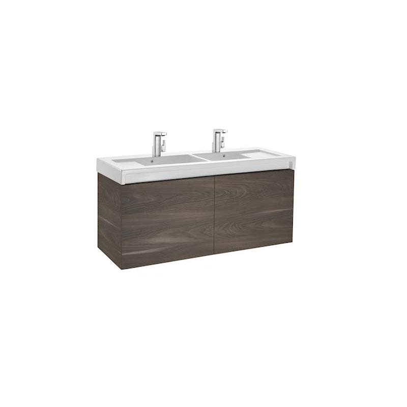 Roca Stratum-N 1300mm Double Vanity Unit - Wall Hung 2 Drawer Unit