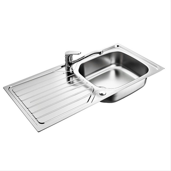 Armitage Shanks Sandringham 1000mm Stainless Steel Kitchen Sink Pack
