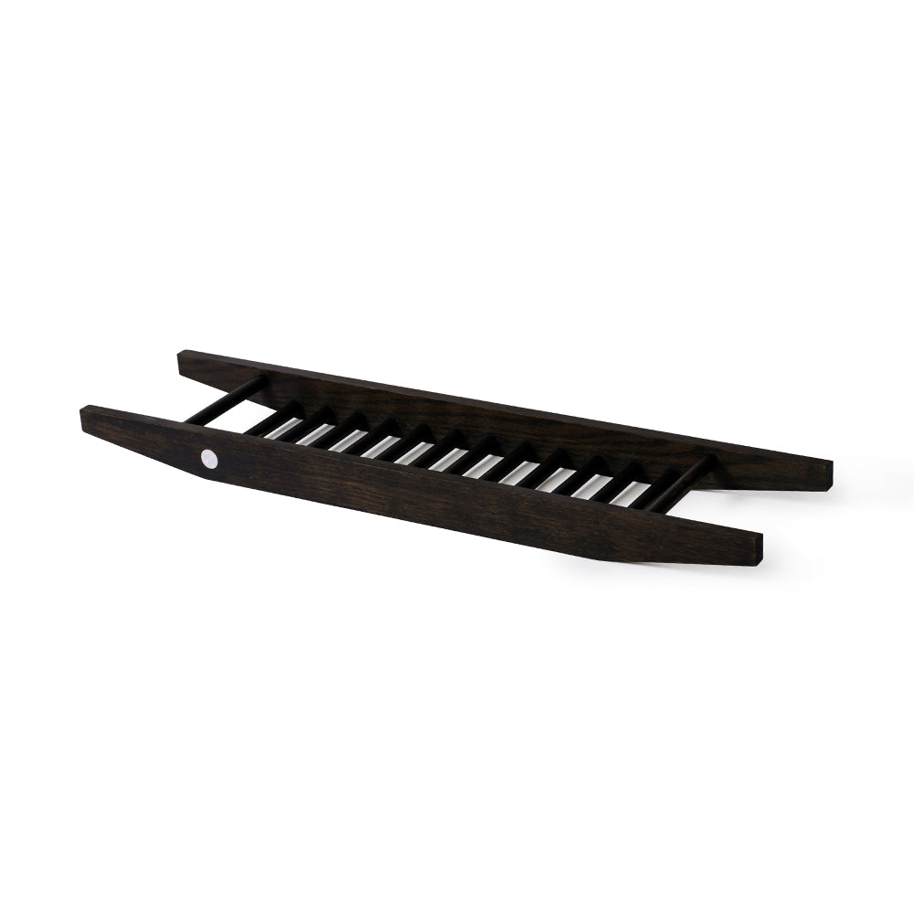 Wooden Bath Bridge Studio / Bath Rack - Dark Oak
