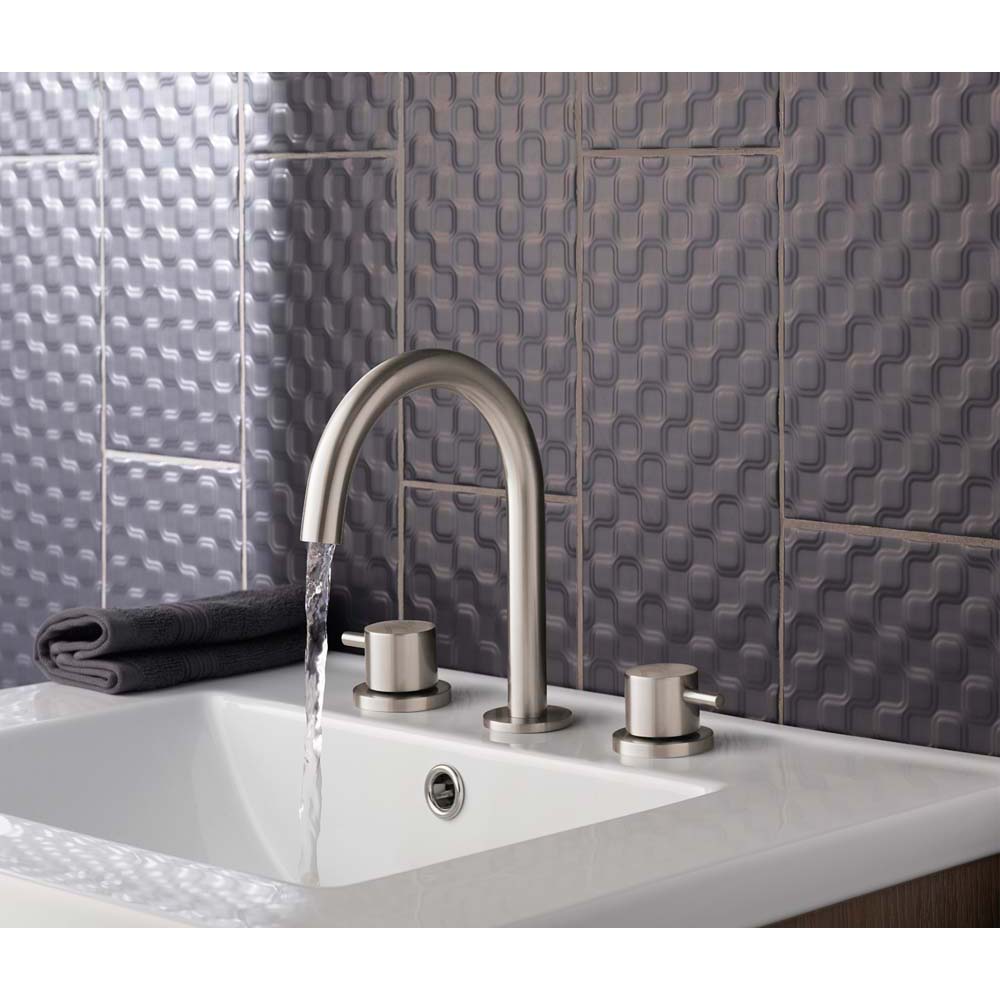 JTP Inox 3 Hole Basin Mixer Tap