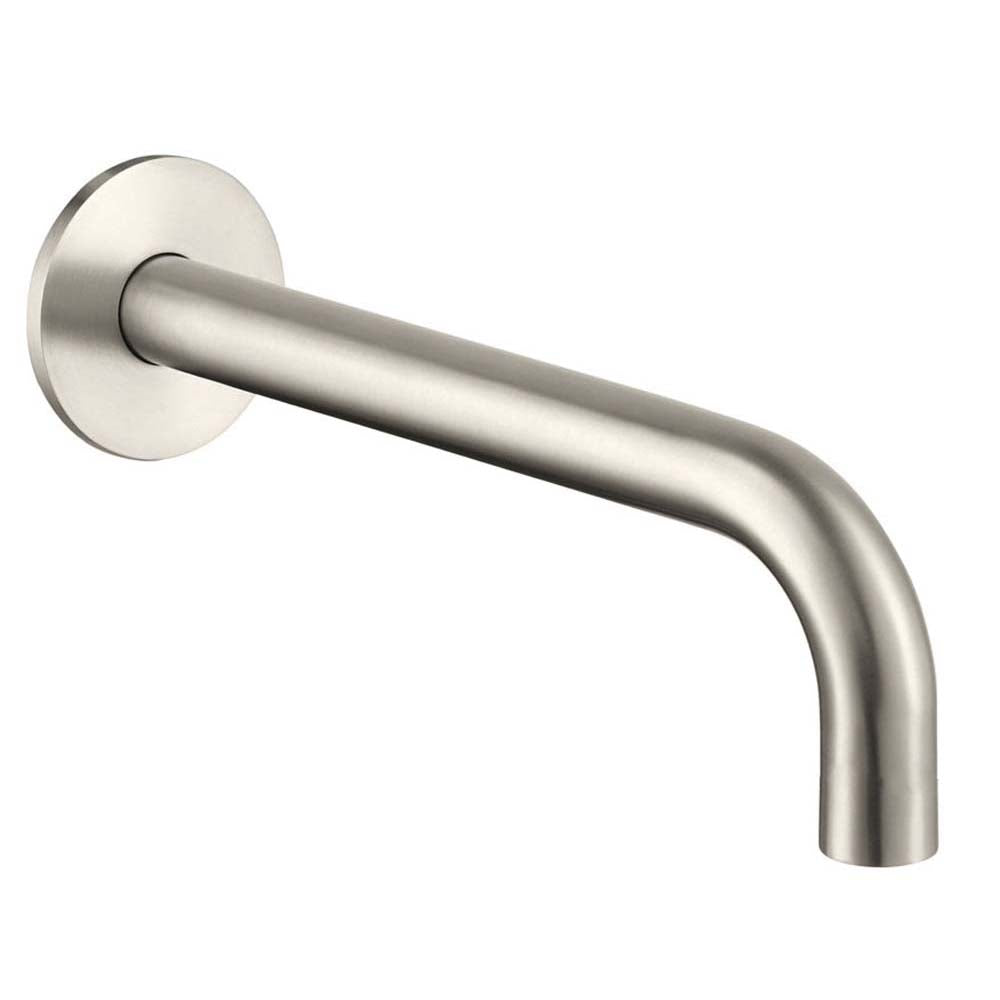 JTP Inox Wall Mounted Bath Spout 250mm