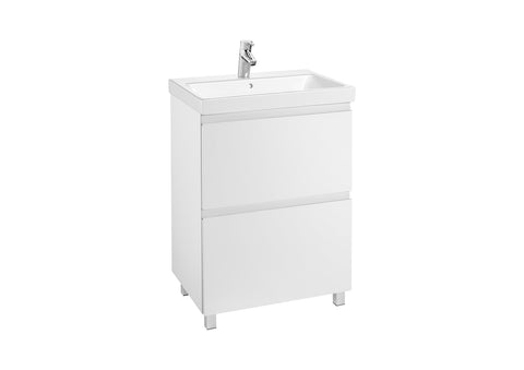 Roca Lander 600/800/1000mm Vanity Unit - Floor Standing 2 Drawer Unit