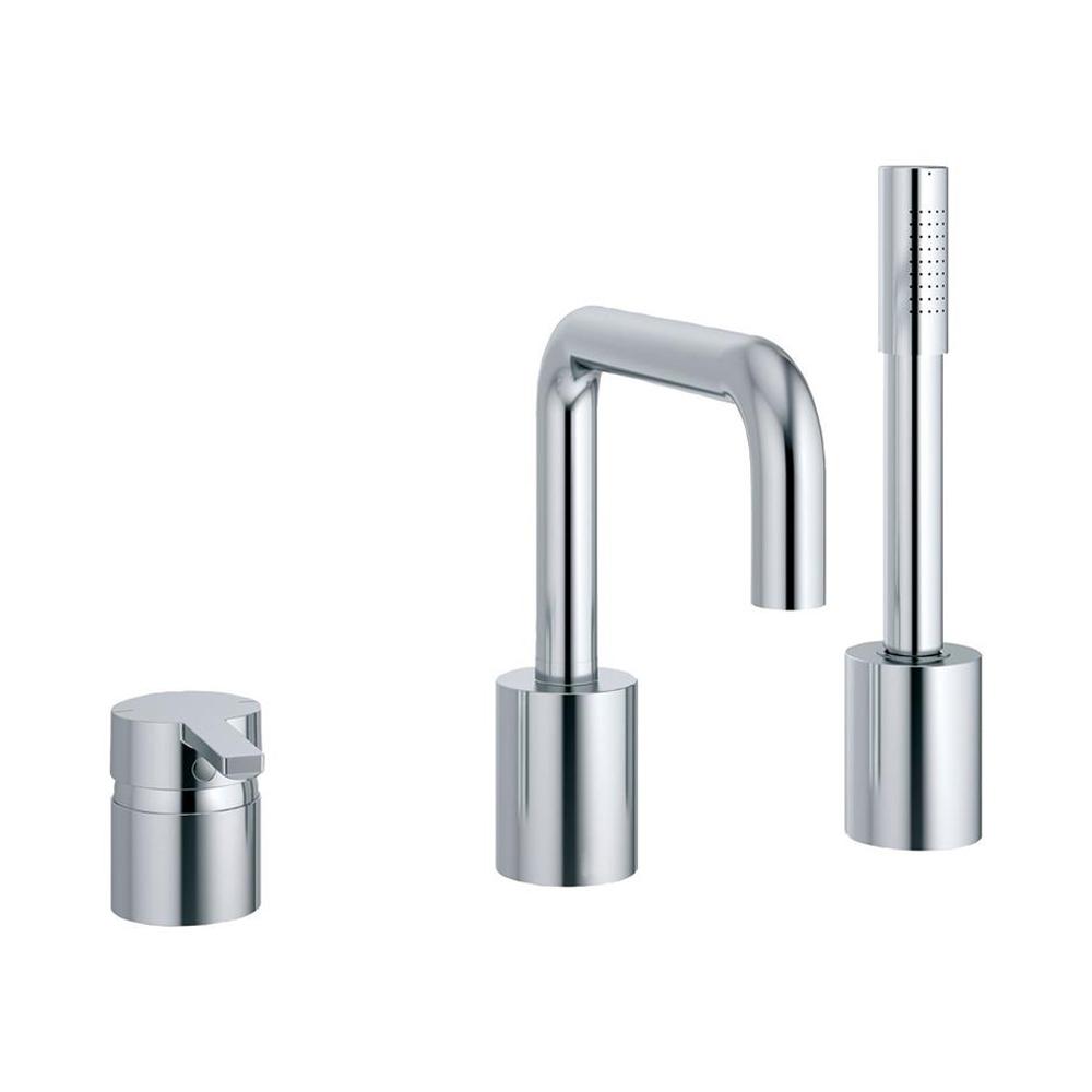 Sottini Ciane Single Lever 3 Hole Bath Shower Mixer with Spout and Pul