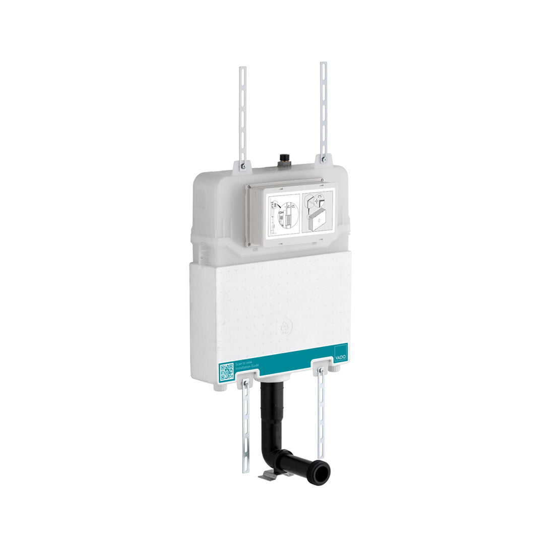 VADO Standard Dual Flush Cistern For Back-To-Wall Toilets