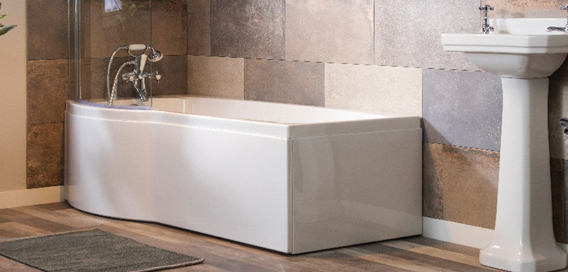 Carron Axis Single Ended 5mm Carronite Rectangular Bath White