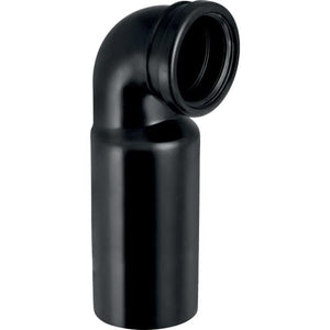Geberit Hdpe Connection Bend 90° with Lip Seal, Extended, for Wall