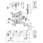 Grohe Rapid SL Installation System Set for WC