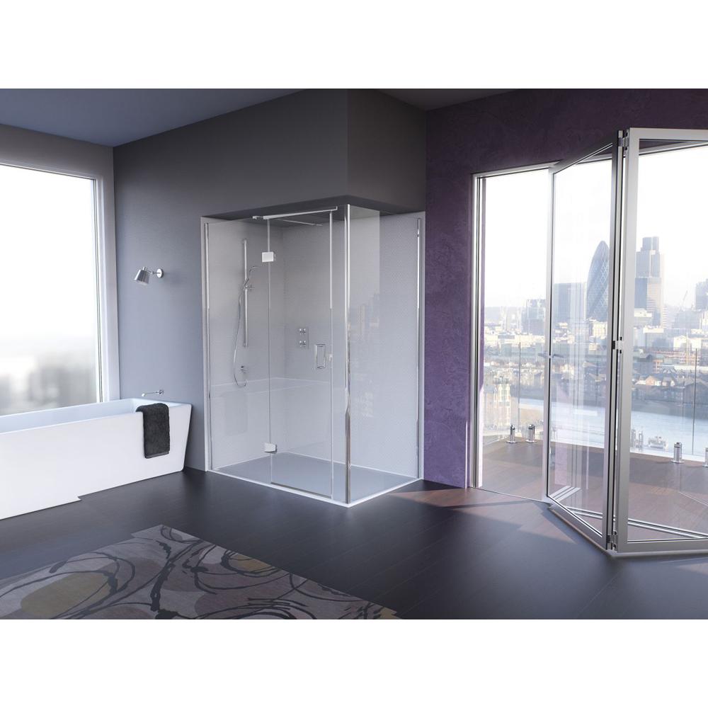 Matki Illusion for Corner Shower Enclosure with Integrated Shower Tray