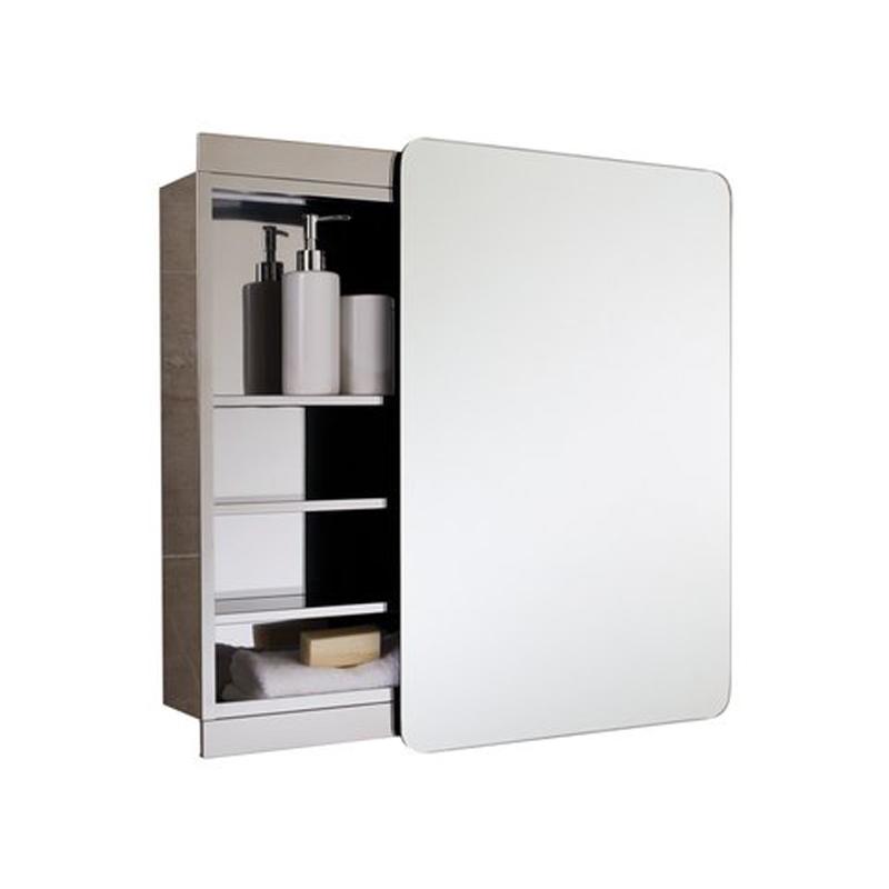 RAK Slide Single Cabinet with Sliding Mirrored Door 70cm x 50cm