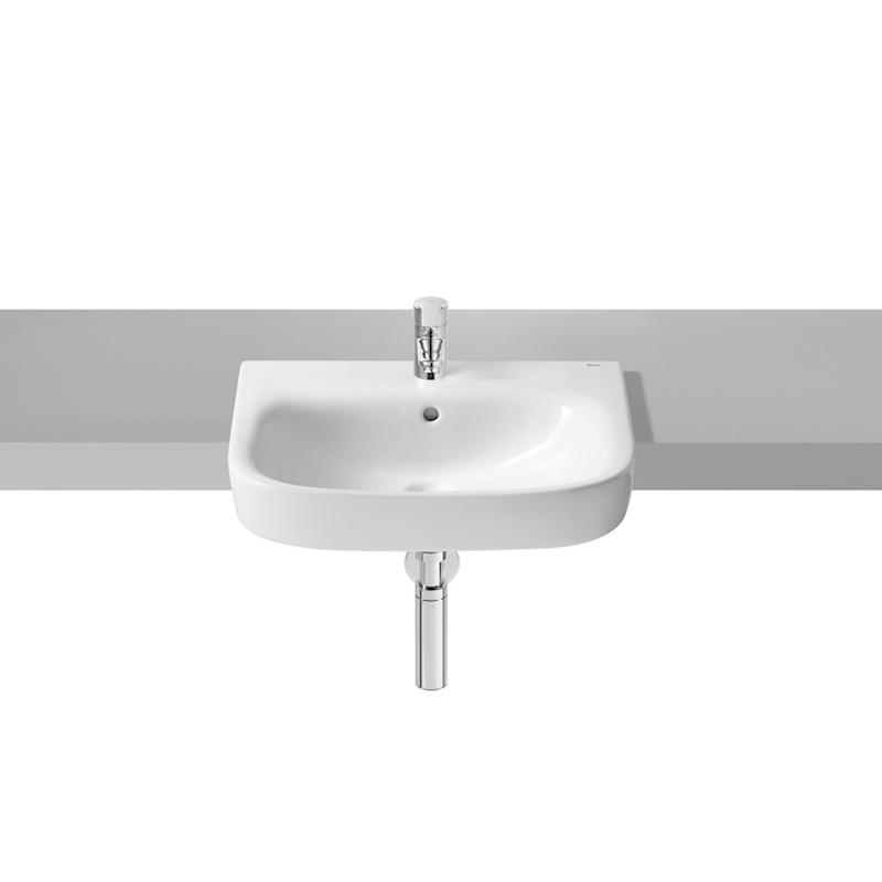Roca Debba 520mm 1TH Semi-Recessed Basin
